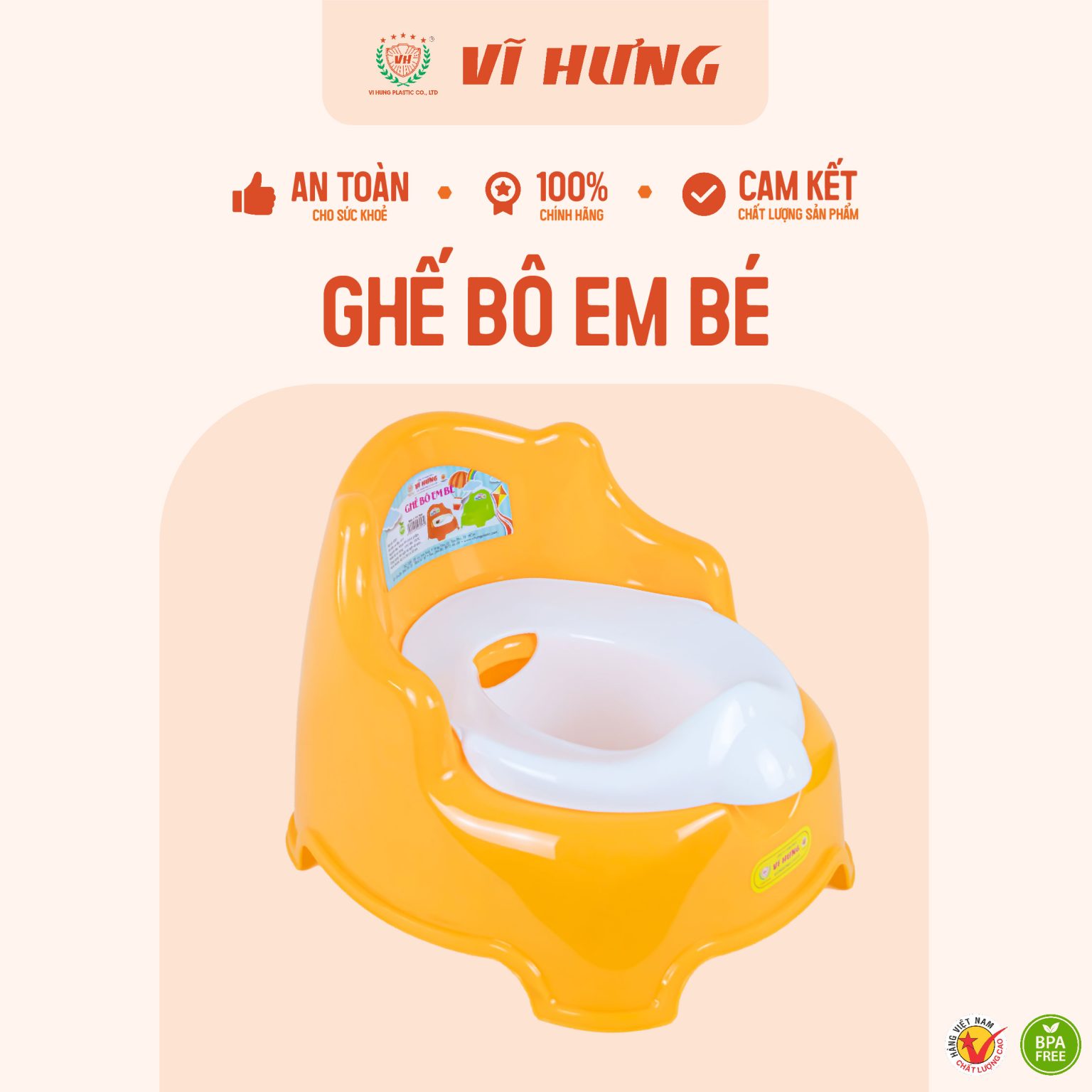 Ghế Bô Em Bé - 6057 - Nhựa Vĩ Hưng