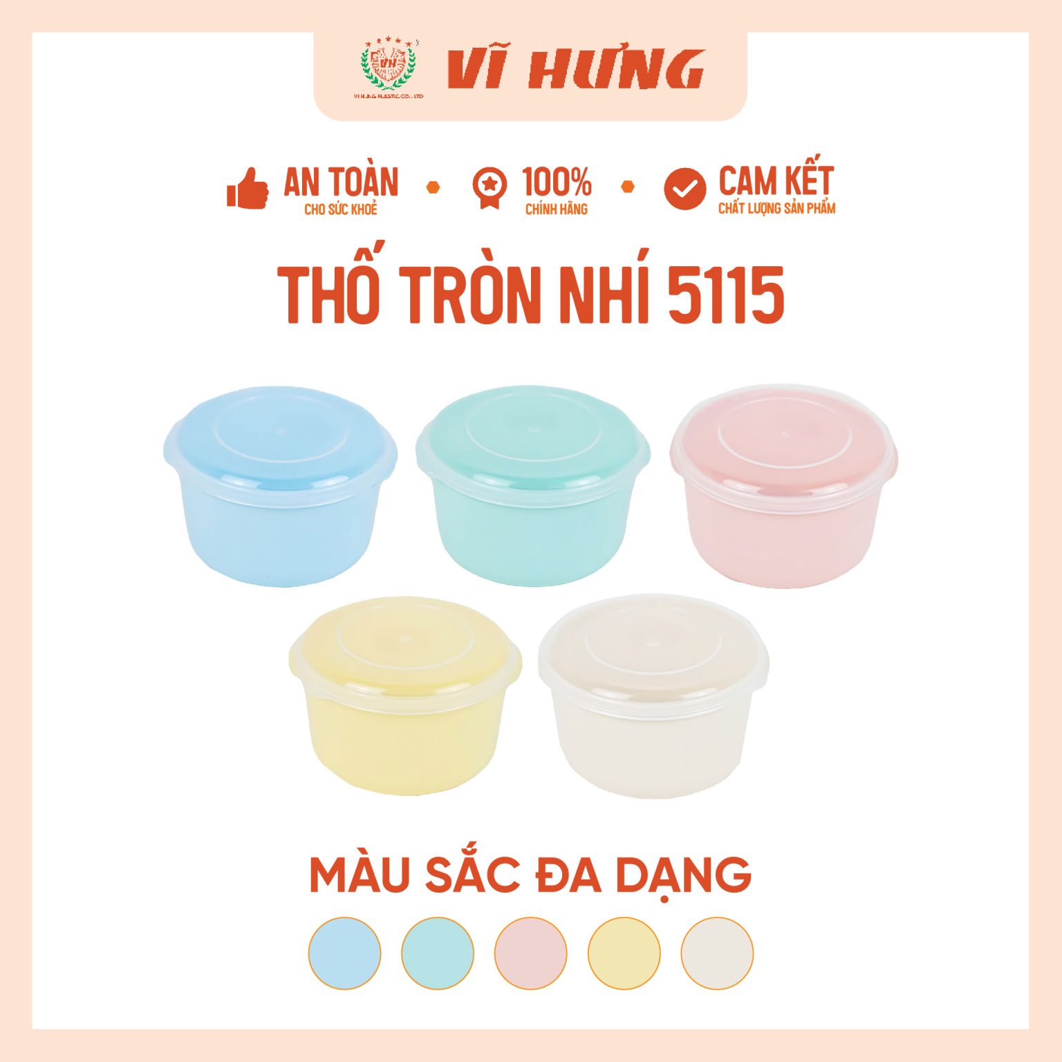 THỐ NHỰA TRÒN